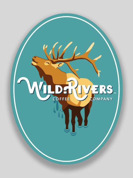 Elk Sticker – Wild Rivers Coffee Co